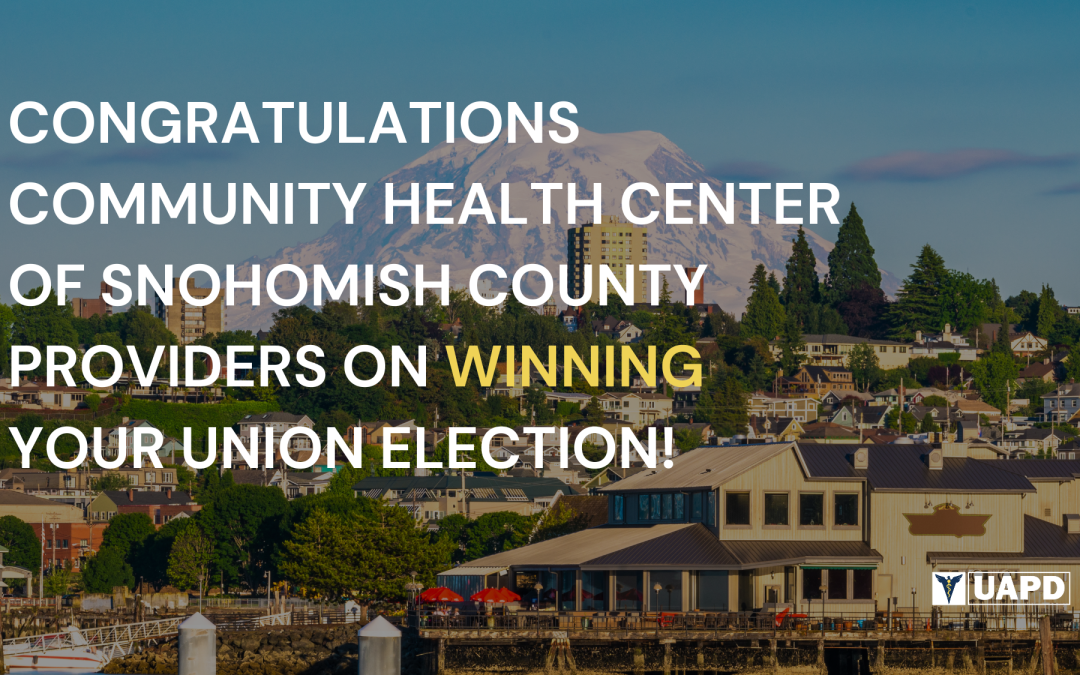 CHC-Congrats - Union of American Physicians and Dentists