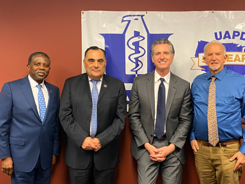 UAPD Meets with Governor Gavin Newsom - Union of American Physicians ...